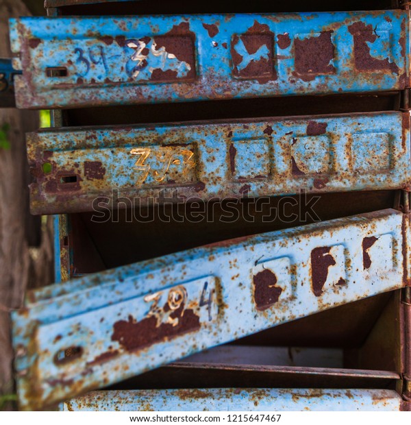 Old Mailbox Texture Stock Photo 1215647467 | Shutterstock