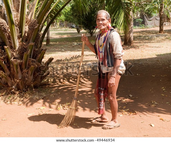 Old Man Broom Stock Photo (Edit Now) 49446934