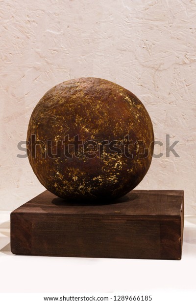 Old Mayan Solid Natural Rubber Ball Stock Photo (Edit Now) 1289666185