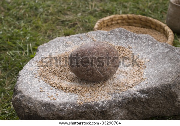 Old Method Grains Milling Stock Photo 33290704 | Shutterstock