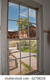 Old Multipaned Window Gives Distorted Warped Stock Photo 62738218 ...
