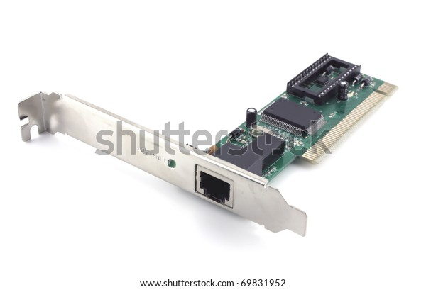 Old Network Card Computer Shallow Dof Stock Photo 69831952 | Shutterstock