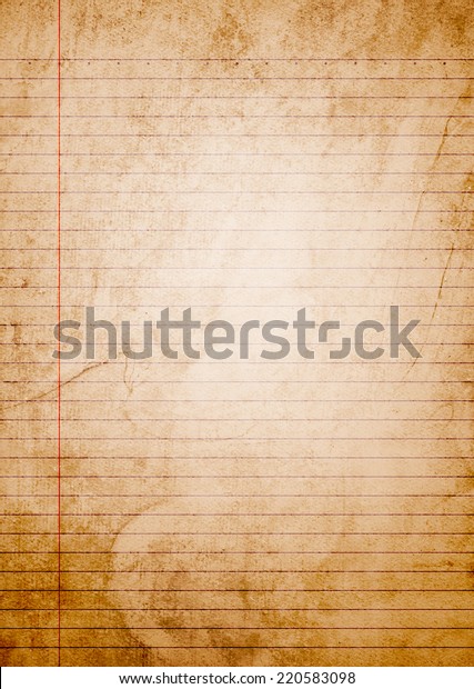 Old Notebook Paper Background Stock Photo 220583098 | Shutterstock