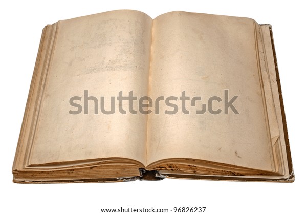 Old Open Book Stock Photo (Edit Now) 96826237