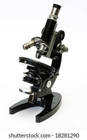 Old Optical Microscope Isolated Stock Photo 18281290 | Shutterstock