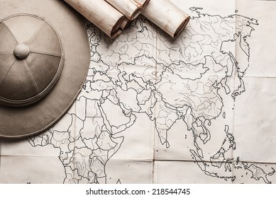Old Paper Map Stock Photo 218544745 | Shutterstock