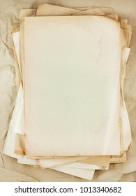 Old Paper Sheets Stock Photo 1013340682 | Shutterstock