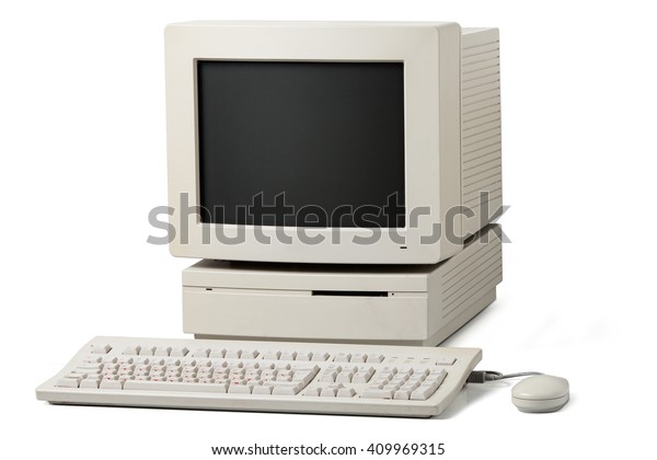 Old Personal Computer System Unit Monitor Stock Photo (Edit Now) 409969315