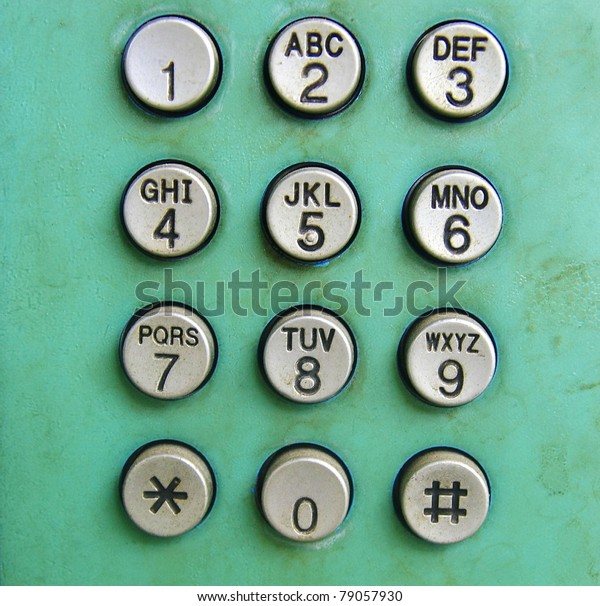 Old Phone Dial Button Background Stock Photo (Edit Now) 79057930