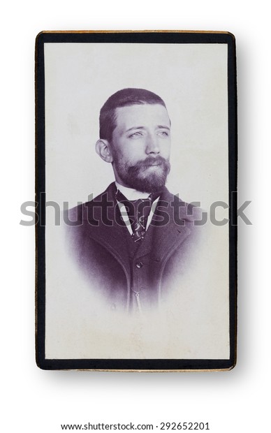 Old Portrait Man Made Studio Vintage Stock Photo 292652201 | Shutterstock