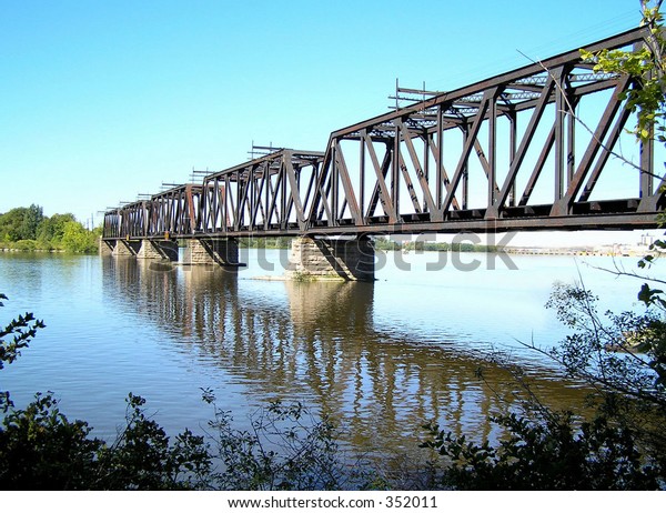 Old Rail Bridge Stock Photo 352011 | Shutterstock