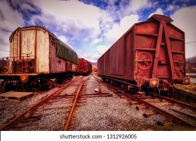 Old Run Down Train Cargo Carrier Stock Photo 1312926005 | Shutterstock