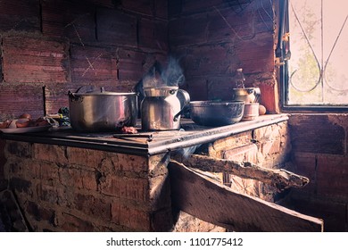 Old Rustic Kitchen Stock Photo 1101775412 | Shutterstock