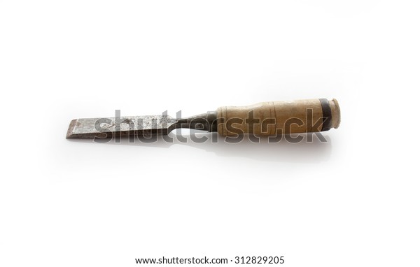 Old Rusty Chisel Isolated On White Stock Photo 312829205 | Shutterstock