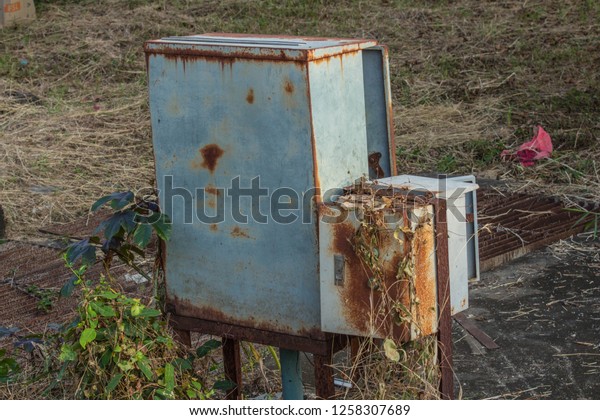 Old Rusty Electrical Transformer Stock Photo 1258307689 | Shutterstock