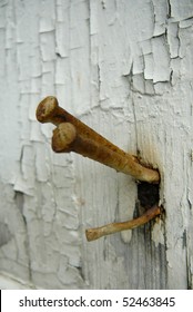 Old Rusty Nails Wall Stock Photo 52463845 | Shutterstock