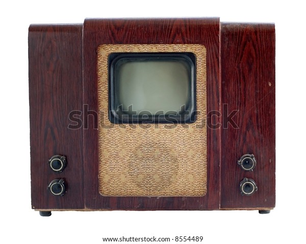 Old Soviet Tv Set Isolated Over Stock Photo 8554489 | Shutterstock