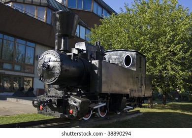Old Steam Train Exhibit Front Museum Stock Photo (Edit Now) 38890294