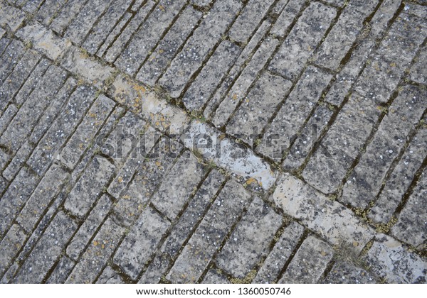 Old Stone Path Texture Gray Color Stock Photo 1360050746 | Shutterstock