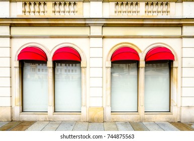 Old Store Front Empty Windows Stock Photo 744875563 | Shutterstock