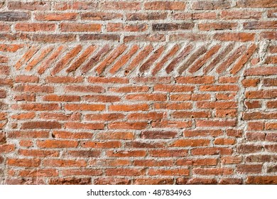 Old Style Brick Wall Texture Background Stock Photo 487834963 ...