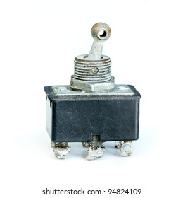Old Toggle Switch Isolated On White Stock Photo 94824109 | Shutterstock