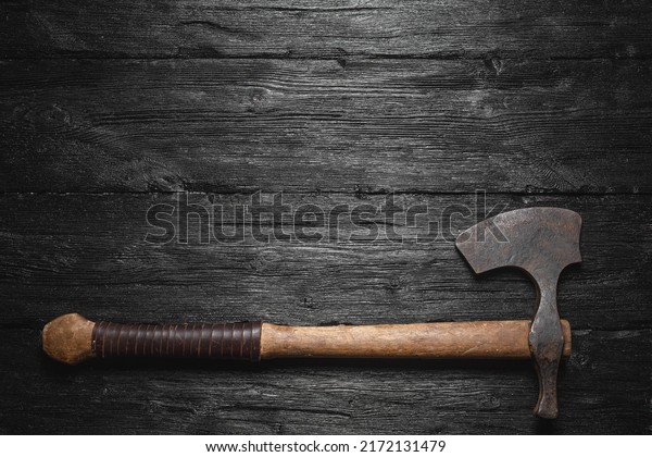 Old Viking Axe Flat Lay Concept Stock Photo 2172131479 | Shutterstock