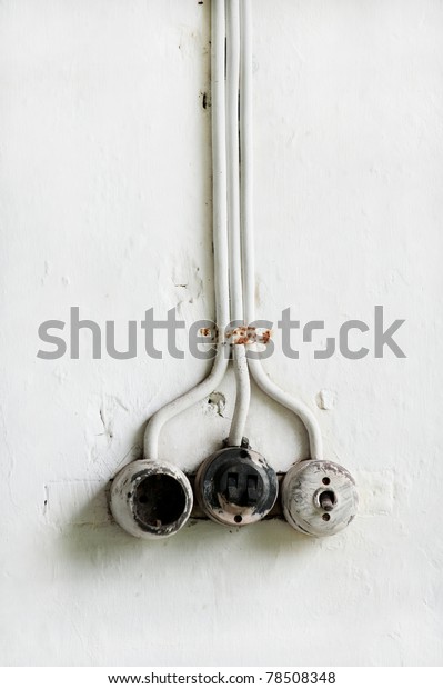 Old Vintage Bakelite Light Switch Electric Stock Photo 78508348 ...