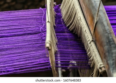 Old Weaving Handloom Pattern Background Stock Photo 1607648383 ...