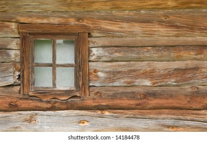 Small Window Wall Old Wooden House Stock Photo 104107616 | Shutterstock