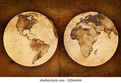 Old World Map Stock Photo 53264434 | Shutterstock