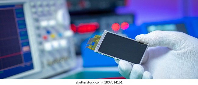 Oled Matrix Display Modern Science Lab Stock Photo 1837814161 ...