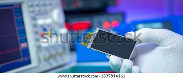 Oled Matrix Display Modern Science Lab Stock Photo 1837814161 ...