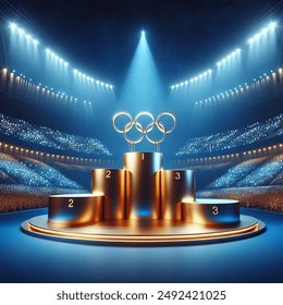 Create Image Illustrating Beginning Olympic Games AI-generated image ...