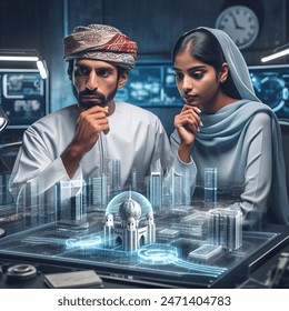 Social Engineering Saudi Man Hacker Holding AI-generated image ...