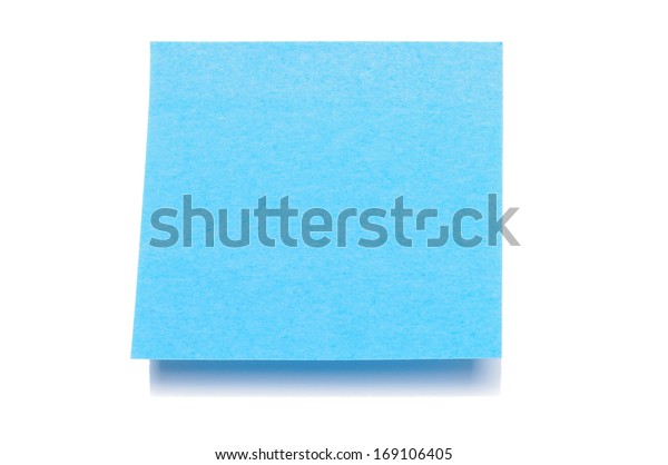 One Empty Sticky Note Stock Photo (Edit Now) 169106405