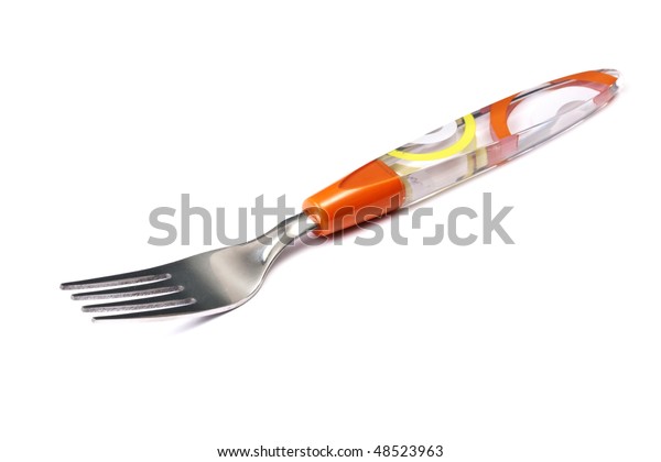 One Fork Isolated On White Stock Photo 48523963 | Shutterstock