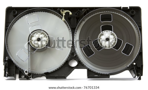 One Half Opened Vhs Tape Stock Photo 76701334 | Shutterstock