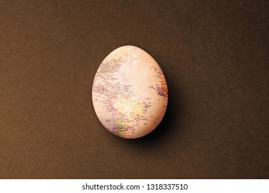 One Light Egg World Map Pattern Stock Photo 1318337510 | Shutterstock