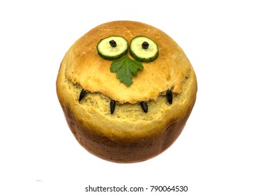 One Loaf Bread Crust Form Smile Stock Photo 790064530 | Shutterstock