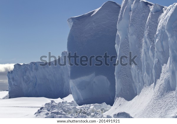 One Sides Small Table Iceberg Frozen Stock Photo (Edit Now) 201491921