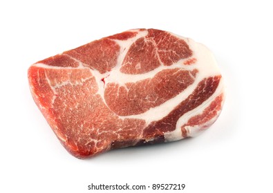 One Slice Uncooked Pork Chops Stock Photo 89527219 | Shutterstock