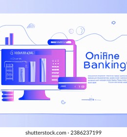 Online Banking Interface Data Analysis Charts AI-generated image ...