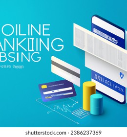 Online Banking Interface Data Analysis Charts AI-generated image ...