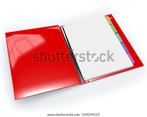 Open Binder Stock Photo (Edit Now) 144294523