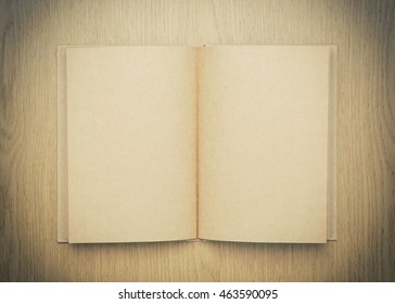 Top View Blank Open Old Book Stock Photo 266035697 | Shutterstock