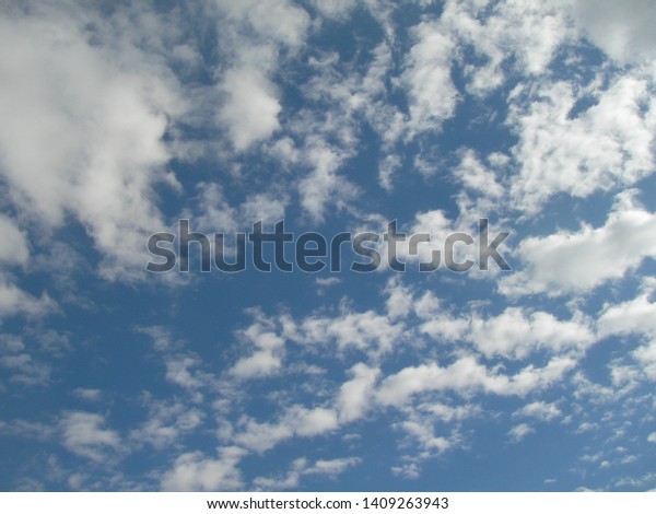 Open Blue Clouds Sky Stock Photo 1409263943 | Shutterstock