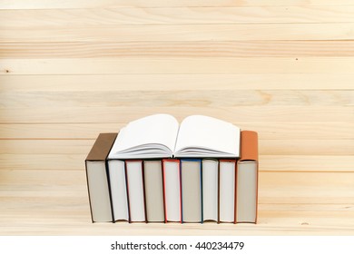 Open Book Stack Hardback Books On Stock Photo 440234479 | Shutterstock