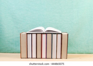 Open Book Stack Hardback Books On Stock Photo 444865075 | Shutterstock
