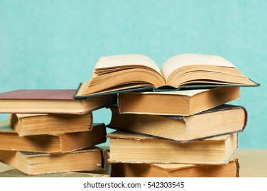 Open Book Stack Hardback Books On Stock Photo 542303545 | Shutterstock
